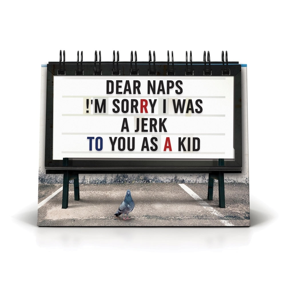 Fred Daily Marquee Desk Flip Book